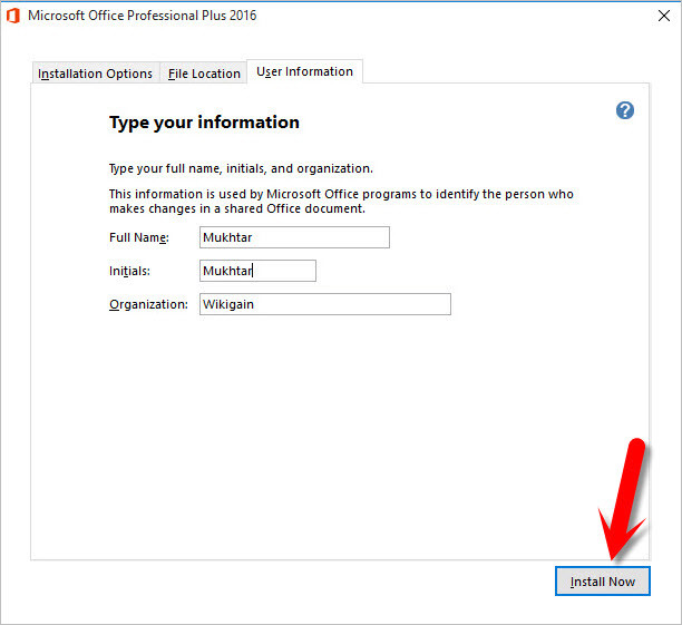 Install Microsoft Office 2016 in Windows 10 - wikigain Install Microsoft Office 2016 in Windows 10 - wikigain