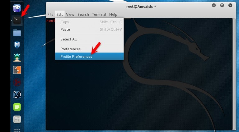 How to Change Kali Linux Terminal Background and Font? - wikigain