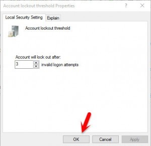 Configure Account Lockout Policy in Windows Server 2016 - wikigain
