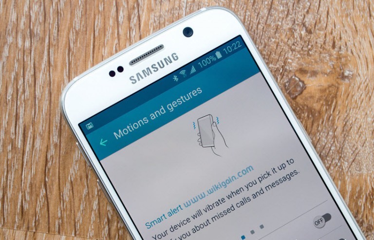 use motions and gestures on Android Device -wikigain