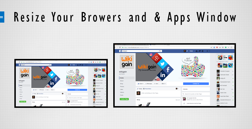 How To Resize Your App Or Browser Window Wikigain