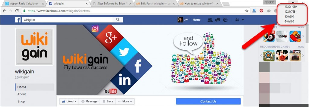 How to Resize your App or Browser Window? - wikigain