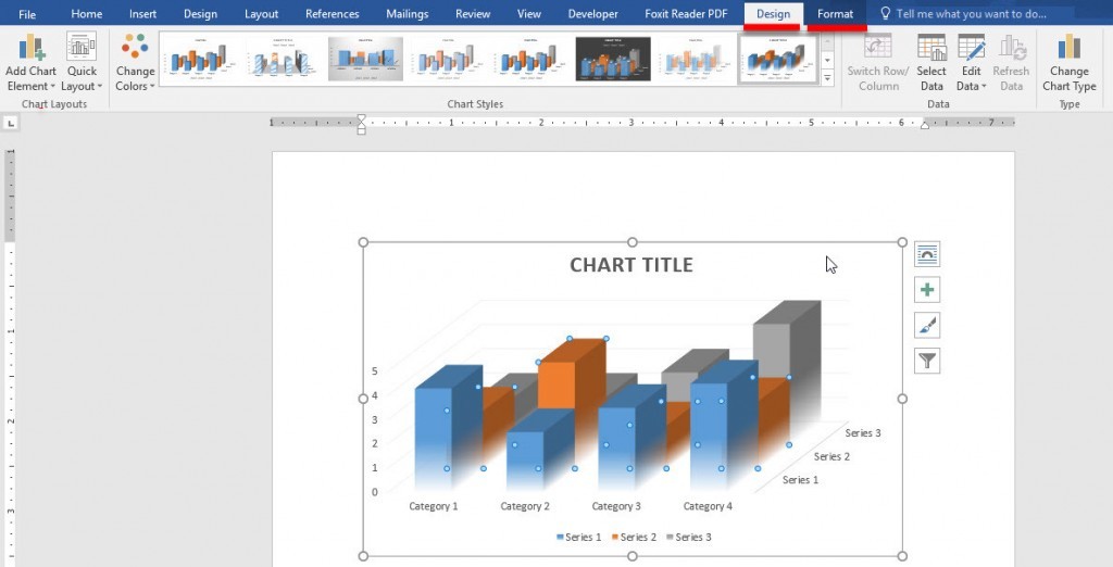 Use Charts in Microsoft Office Word 2016 - wikigain