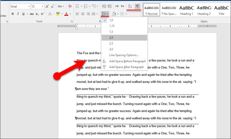 Set Paragraph Setting In Microsoft Word 2016 Part 2 Wikigain