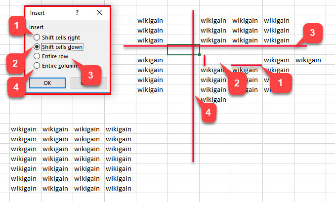 How To Insert Delete Format Cells In Microsoft Excel 2016 Wikigain