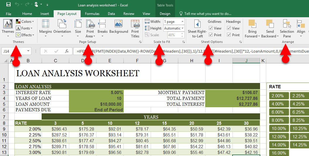 Use Page Layout And Printing In Microsoft Excel 2016 Wikigain