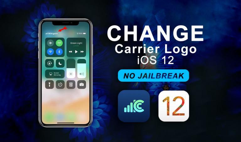 Change Carrier Logo on iOS 12 "No Jailbreak" - wikigain