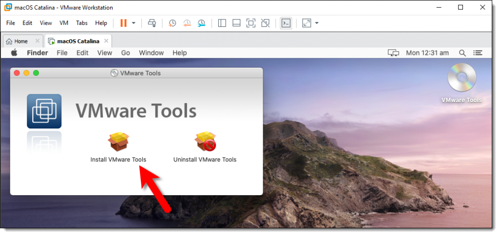 How to Install VMware Tools on macOS Catalina - wikigain