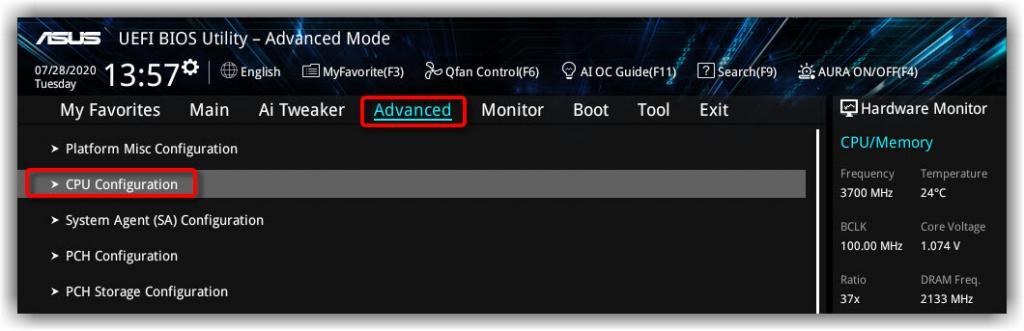 Enable Virtualization Technology on Asus Acer HP Dell Lenovo - wikigain Enable Virtualization Technology on Asus Acer HP Dell Lenovo - wikigain