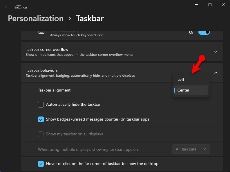 How To Change The Taskbar Position In Windows 11 – eroppa How To Change The Taskbar Position In Windows 11 – eroppa