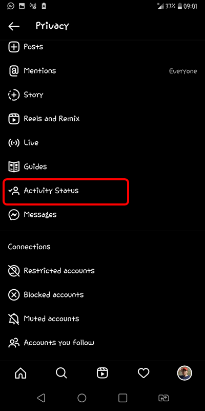 How to Hide your Instagram Active Status? - wikigain